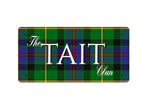 The Tait Clan (Tait Modern Tartan) - Metal Sign | eBay