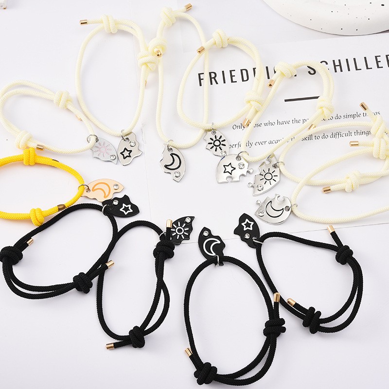 3Piece Friendship Bracelets-Alloy Enamel Matching Bracelets Best ...