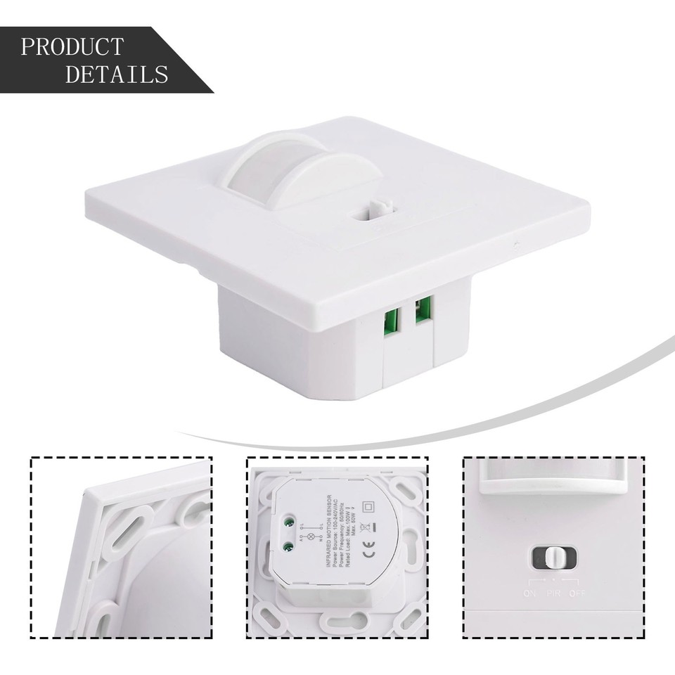 Energy saving Motion Sensor Light Switch Automatic On/Off for ...