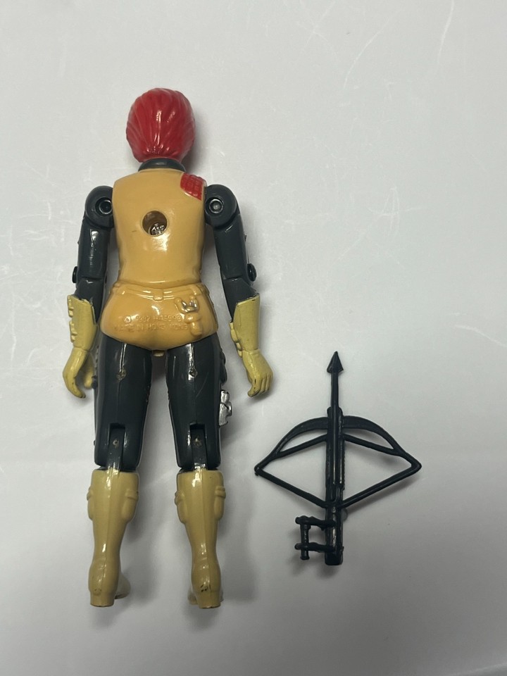 gi joe lot figure 1982 scarlett 100% complete great paint & face no ...