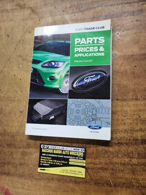 Ford Trade Club Part, Price And Application Price List Catalogue 2017 ...