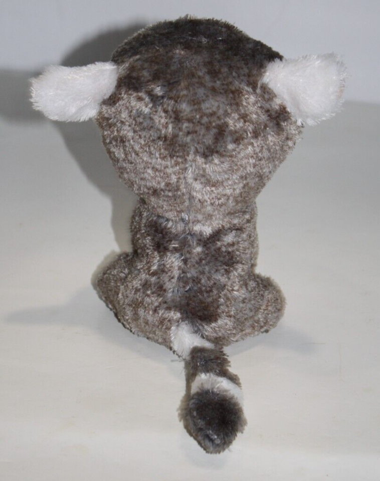 TY Silk Beanie Boos LINUS the Lemur Gray Plush 6" Stuffed Soft Toy Boo ...