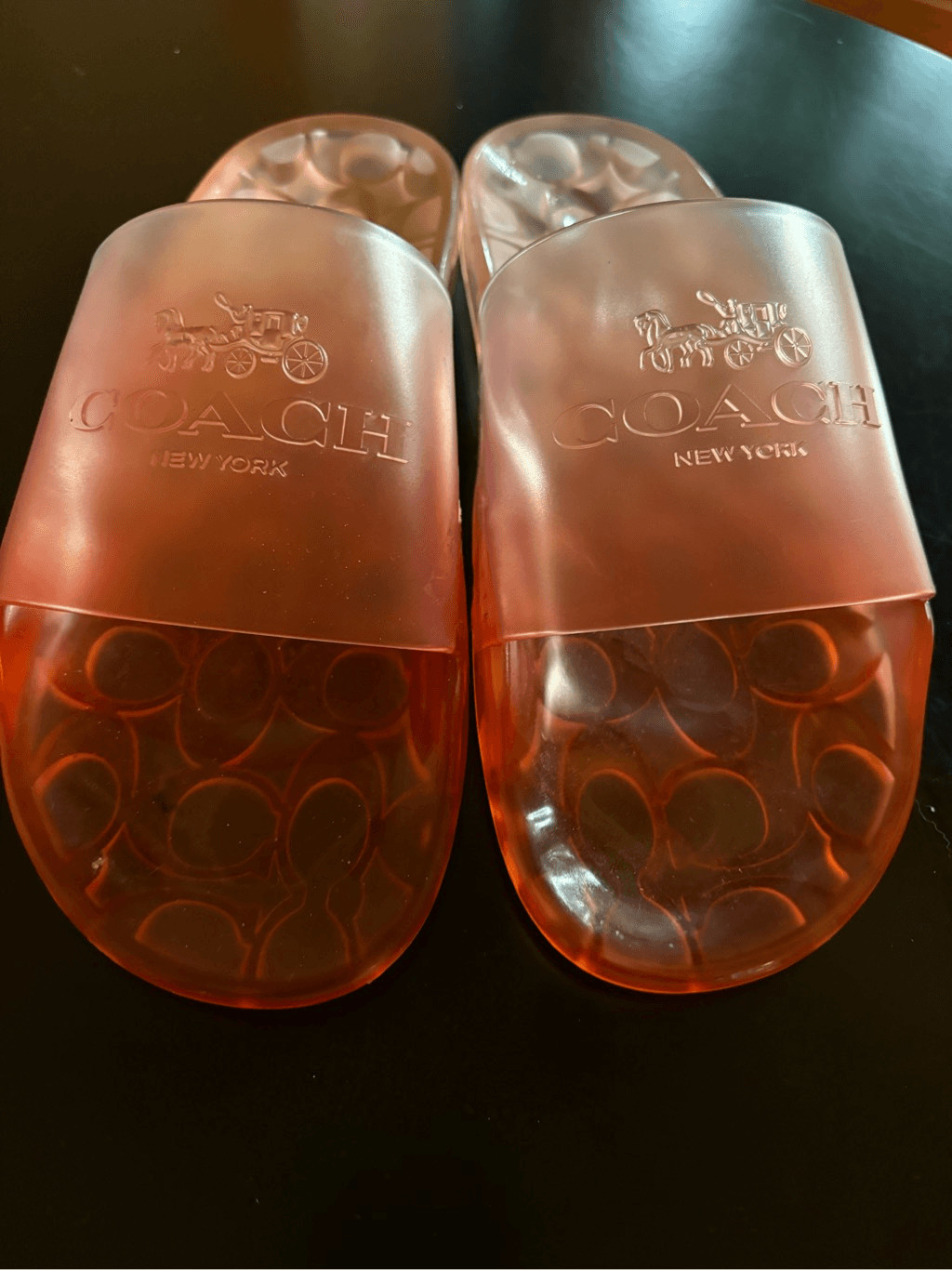 Coach Pink Slides - Gem