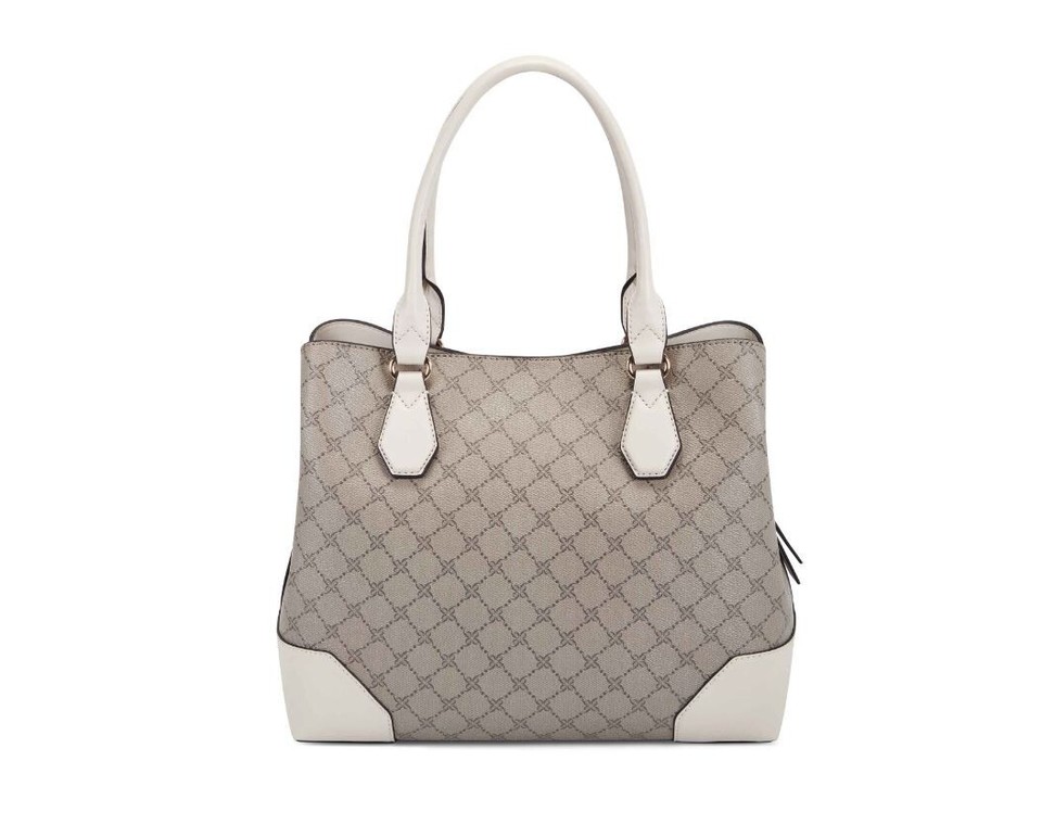 NINE WEST Brooklyn Carryall faux-leather tote crossbody bag - Beige ...