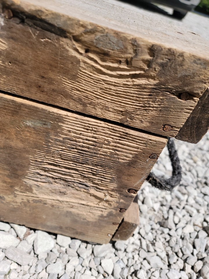 Vintage Wooden Military Artillery Crate Box Mortar M30 Ammunition 4.2 ...