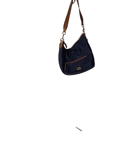 DOONEY AND BOURKE NYLON HOBO BAG, NAVY WITH STORAGE BAG AND ...