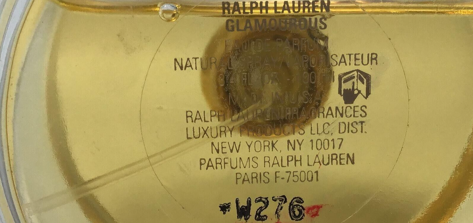 Ralph Lauren GLAMOUROUS Eau de Parfum Perfume Spray Women 3.4oz 100ml ...