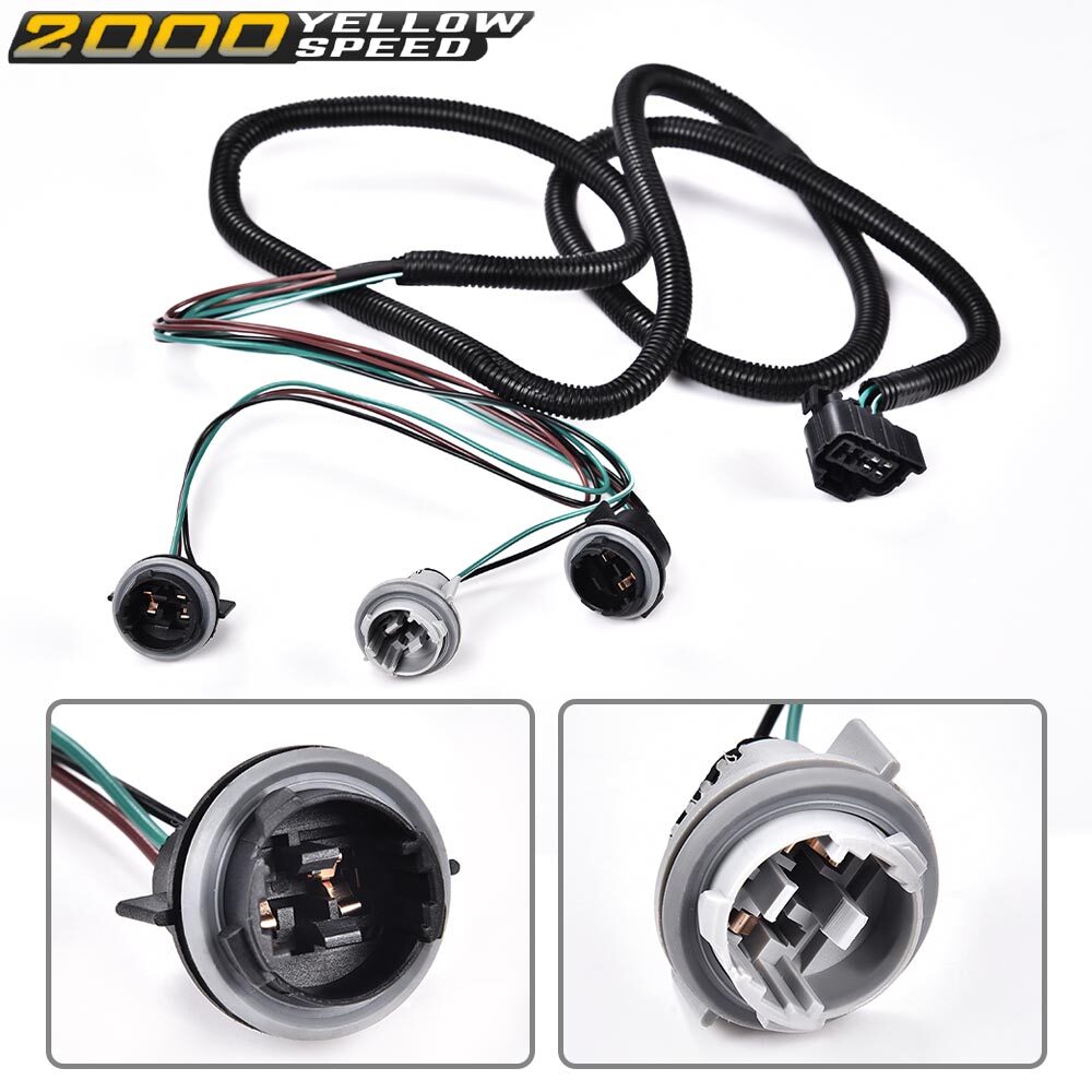 Fit For 07-14 Chevy Silverado Pickup Truck Tail Light Lamp Wiring ...