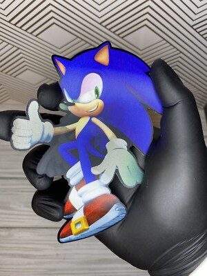 Sonic the Hedgehog Sonic 3D Lenticular Car Motion Sticker Decal Peeker ...