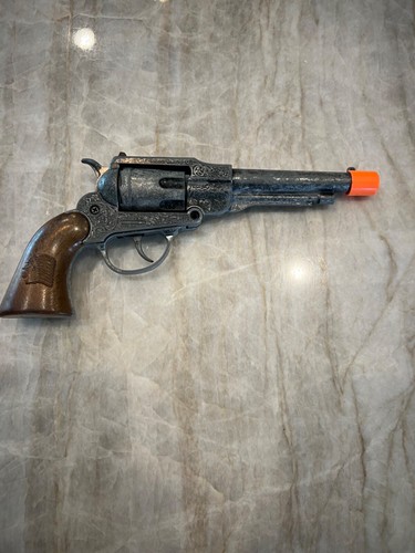 Vintage Edison Giocattoli Cap Gun Made in Italy -Indian Head on Grip | eBay