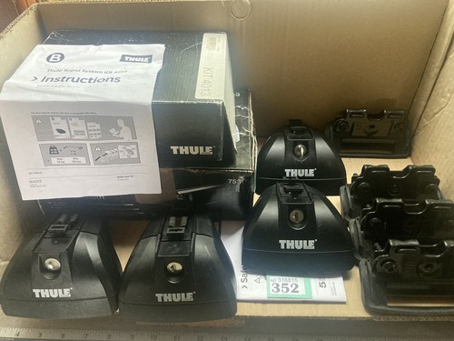 THULE 753 XT LOW PROFILE FOOTPACK + THULE 4013 FITTING KIT for BMW X1 ...