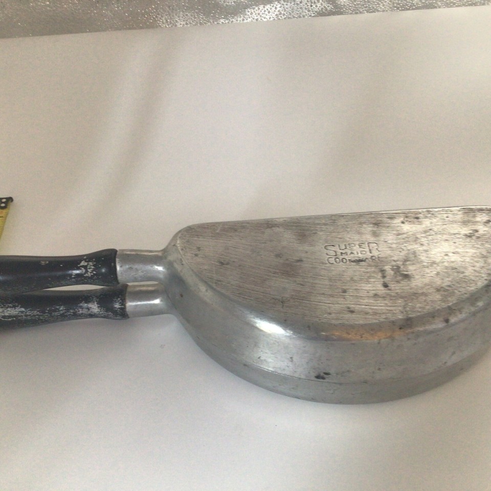 Vintage Super Maid Cookware Folding Hinged Omelette or Fish Pan 17" | eBay