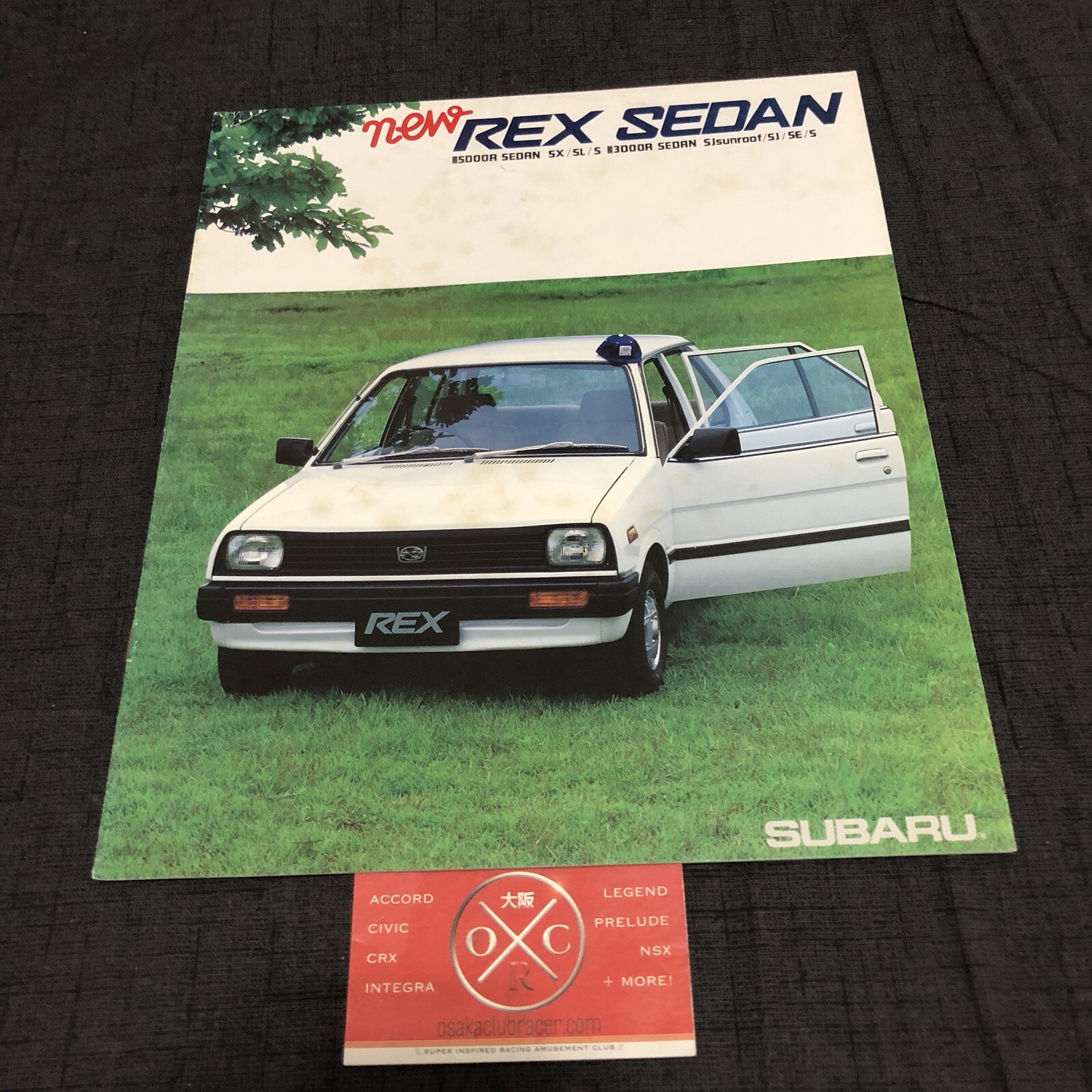 Subaru Rex Brochure Catalog Sedan Hatchback Rare 81-85 82 83 84 Sherpa ...