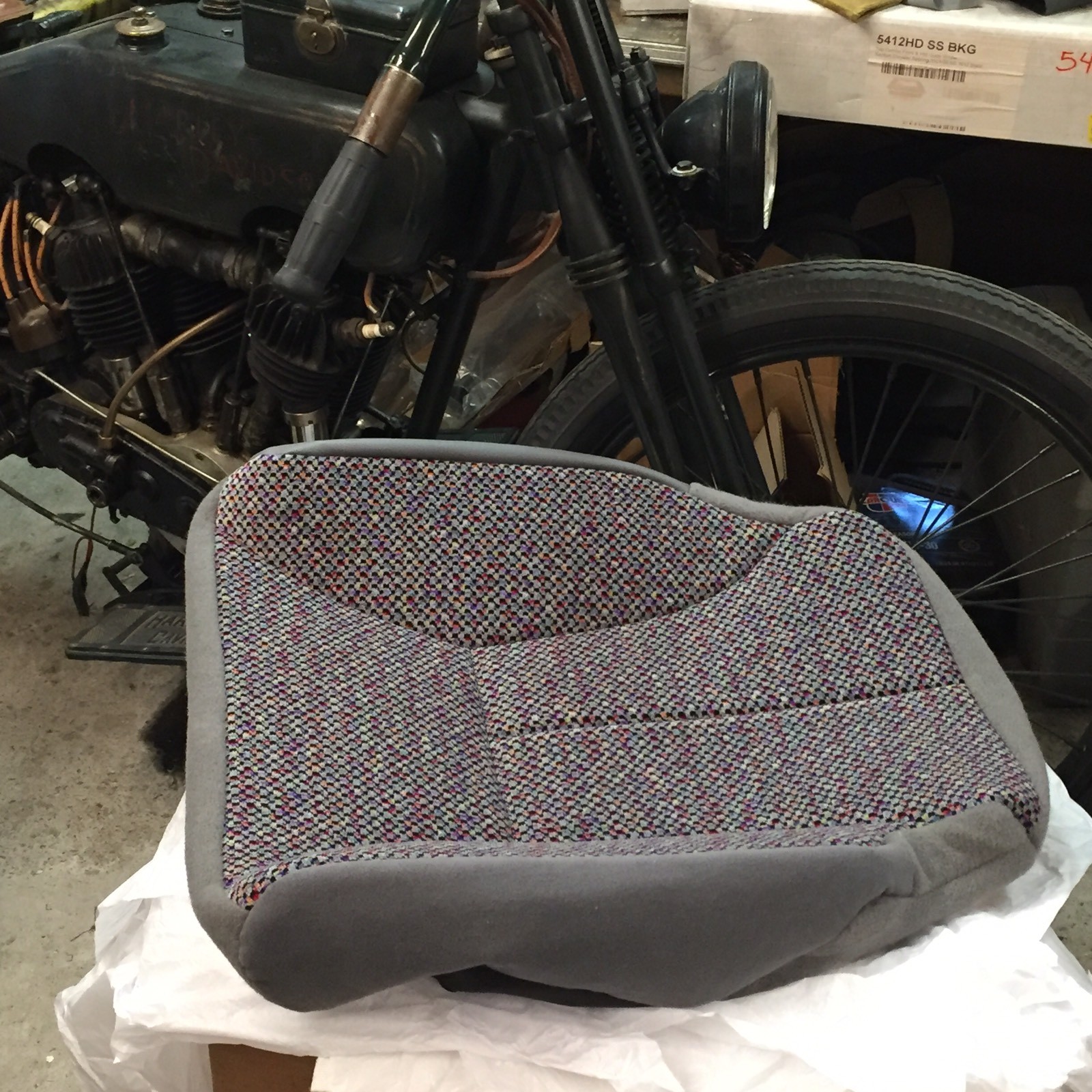 1998-2001 Dodge Ram Truck Quad Driver Seat Upholstery OE Cloth R1C3 ...