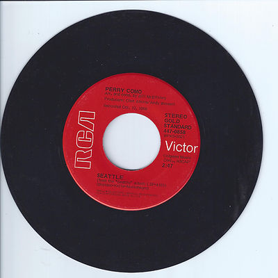 PERRY COMO Seattle VG+ 45 RPM REISSUE | eBay
