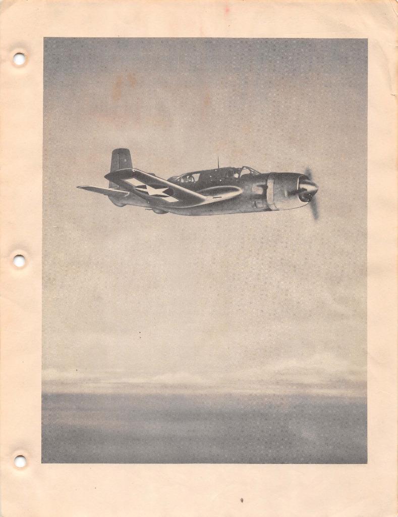 1943 DOUGLAS XSB2D-1 (BTD PROTOTYPE) DIVE/TORPEDO BOMBER PILOTS FLIGHT ...