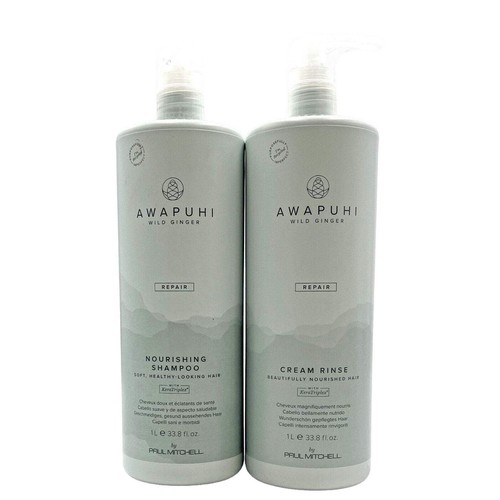 Paul Mitchell Awapuhi Repair Nourishing Shampoo & Cream Rinse 33.8 oz ...