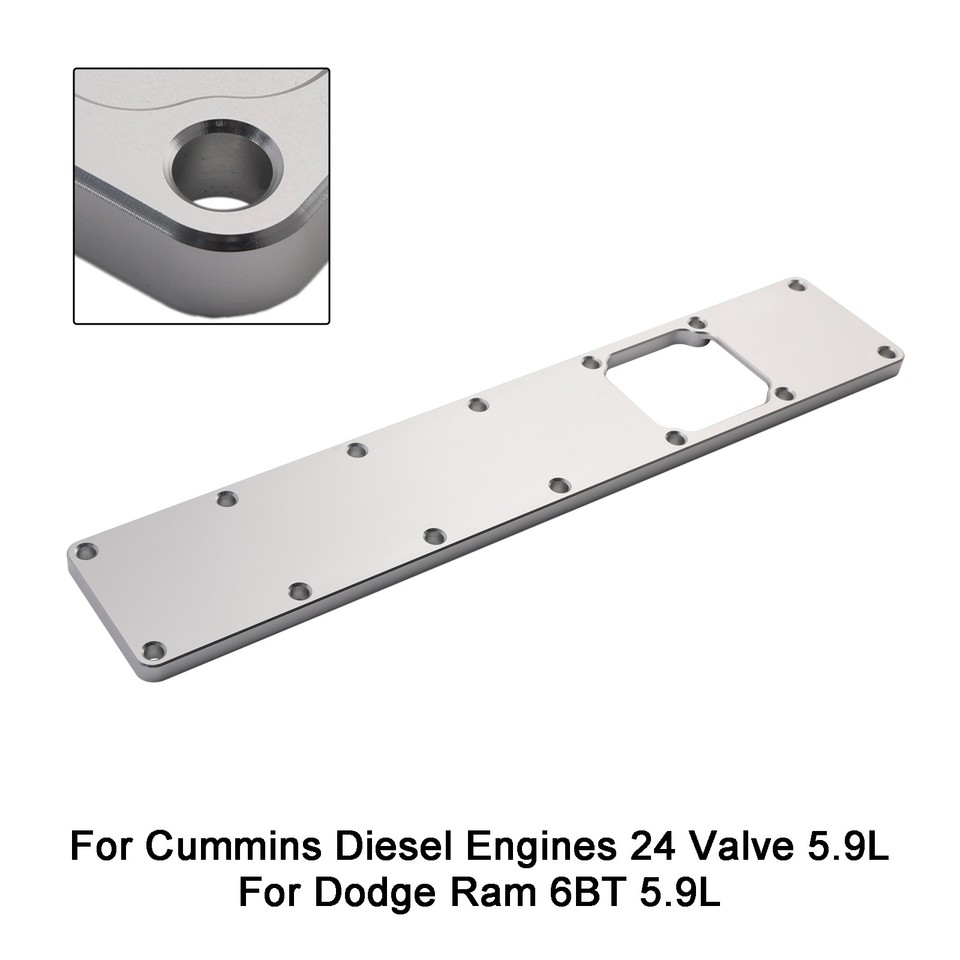 5.9L Intake Manifold Plenum Plate 24V 551714 Fit Dodge Ram Cummins 6BT ...
