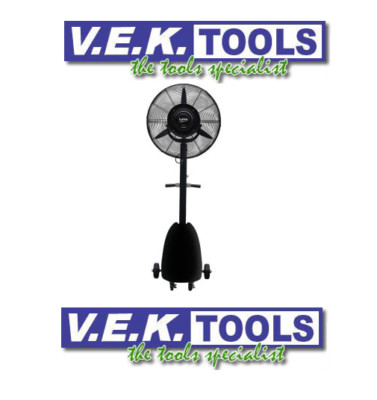 PK TOOLS 650mm Industrial Pedestal Misting Fan PT91640 | eBay Australia
