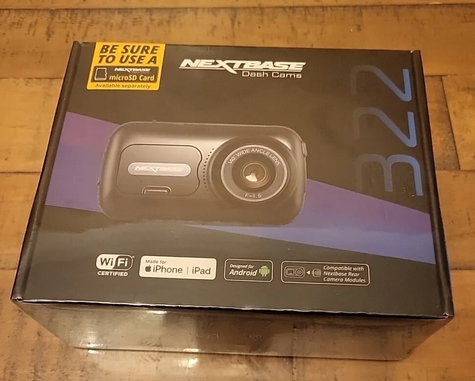 NEXTBASE 322GW Full HD Dash Camera - Black for sale online | eBay