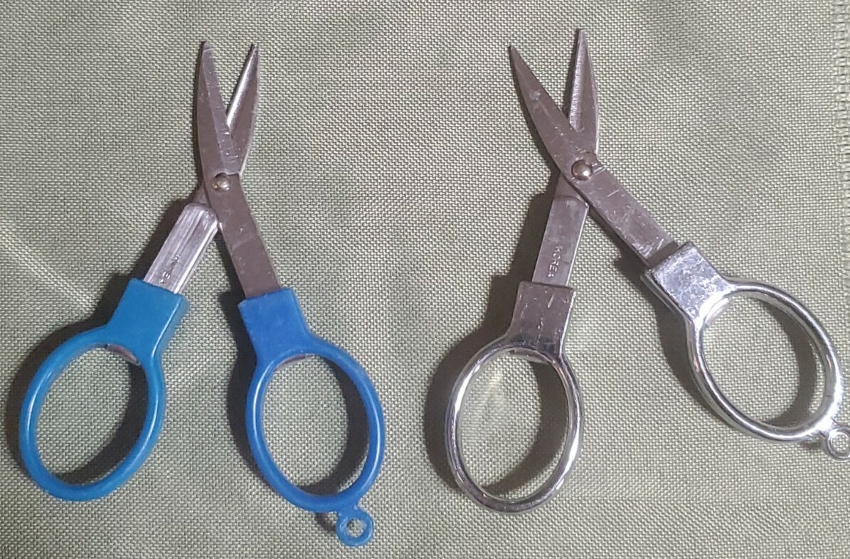Slip-N-Snip Chrome Folding/Plastic Safety Scissors Stainless Surgical ...