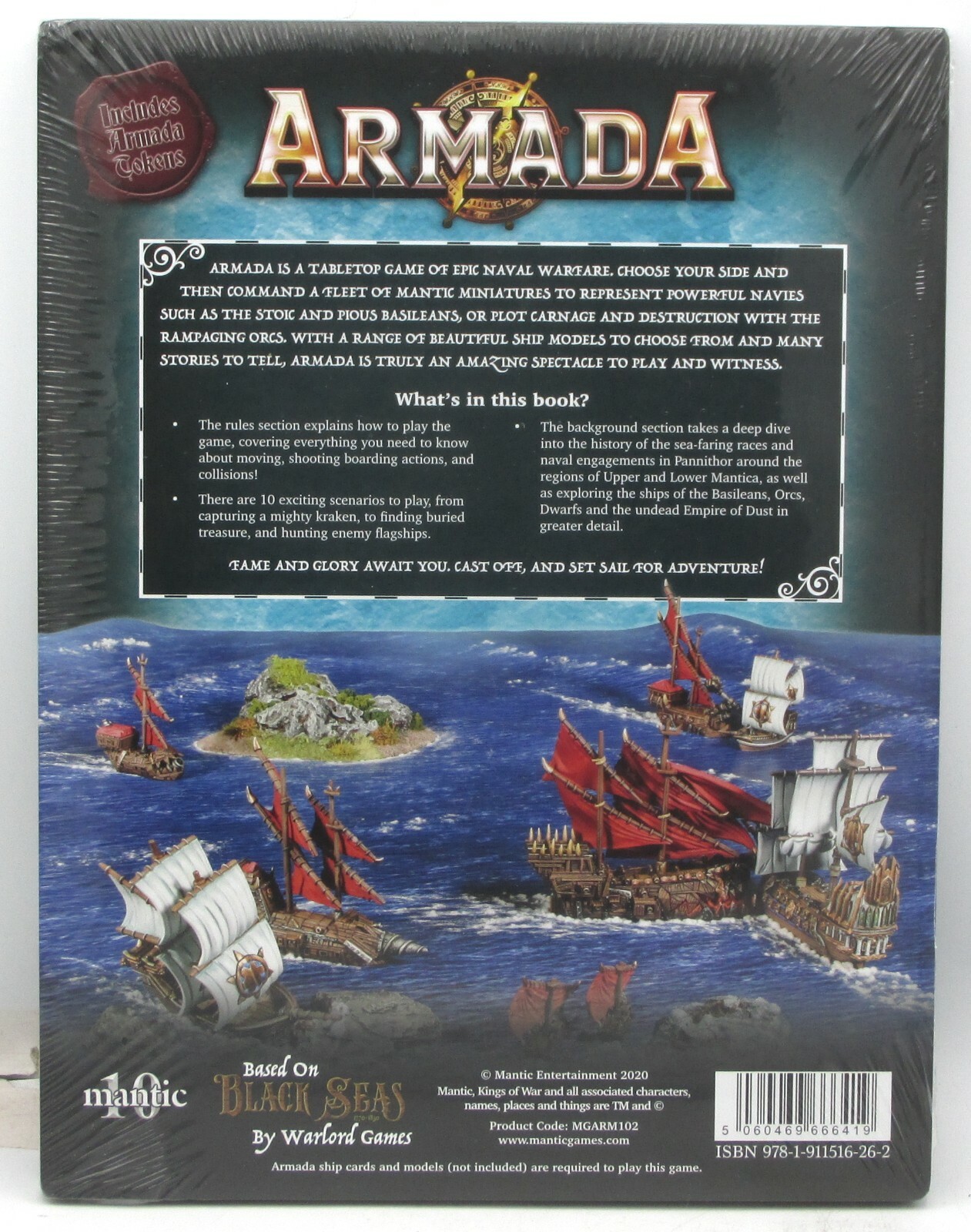 Armada MGARM102 The Game of Epic Naval Warfare (Rulebook & Counters ...