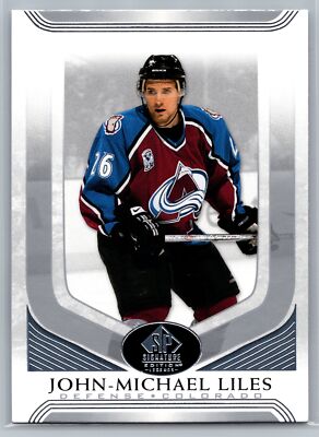 2020-21 SP Signature Edition Legends #215 John-Michael Liles Colorado ...