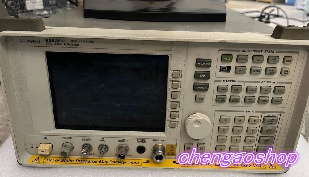 1PC USED Agilent 8563EC Spectrum Analyzer 26.5GHz | eBay