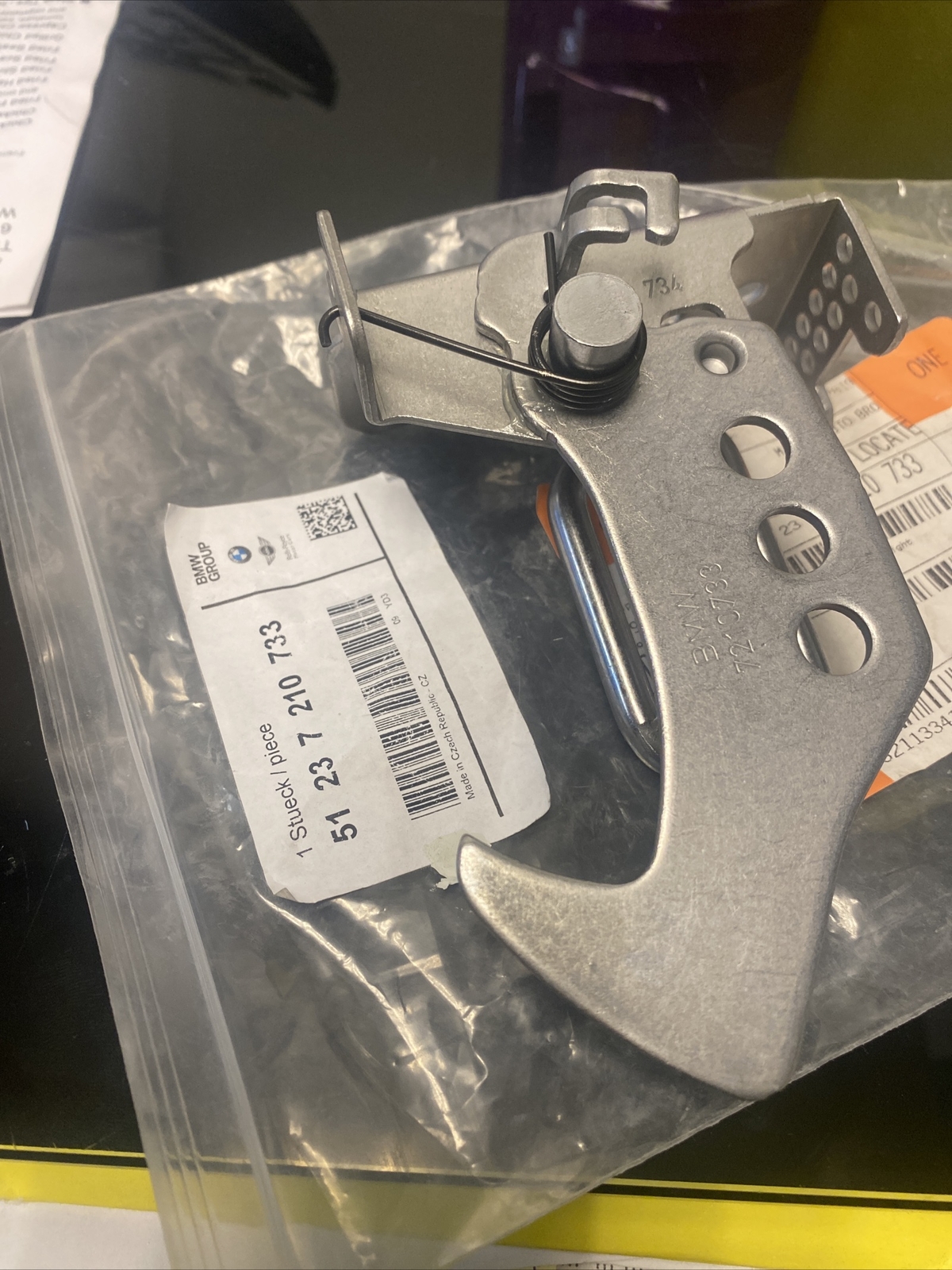 Genuine OEM Hood Latch Striker Plate for BMW 51237210733 | eBay