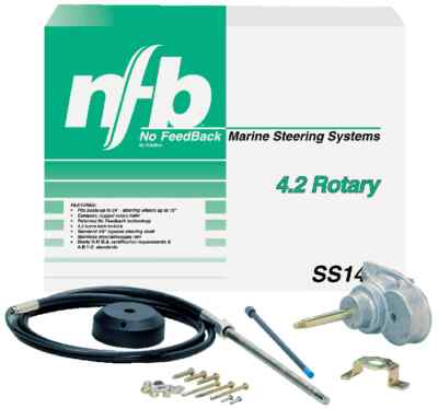 SeaStar Teleflex SS14819 NFB 4.2 Rotary Steering System With Dual SSC61 ...