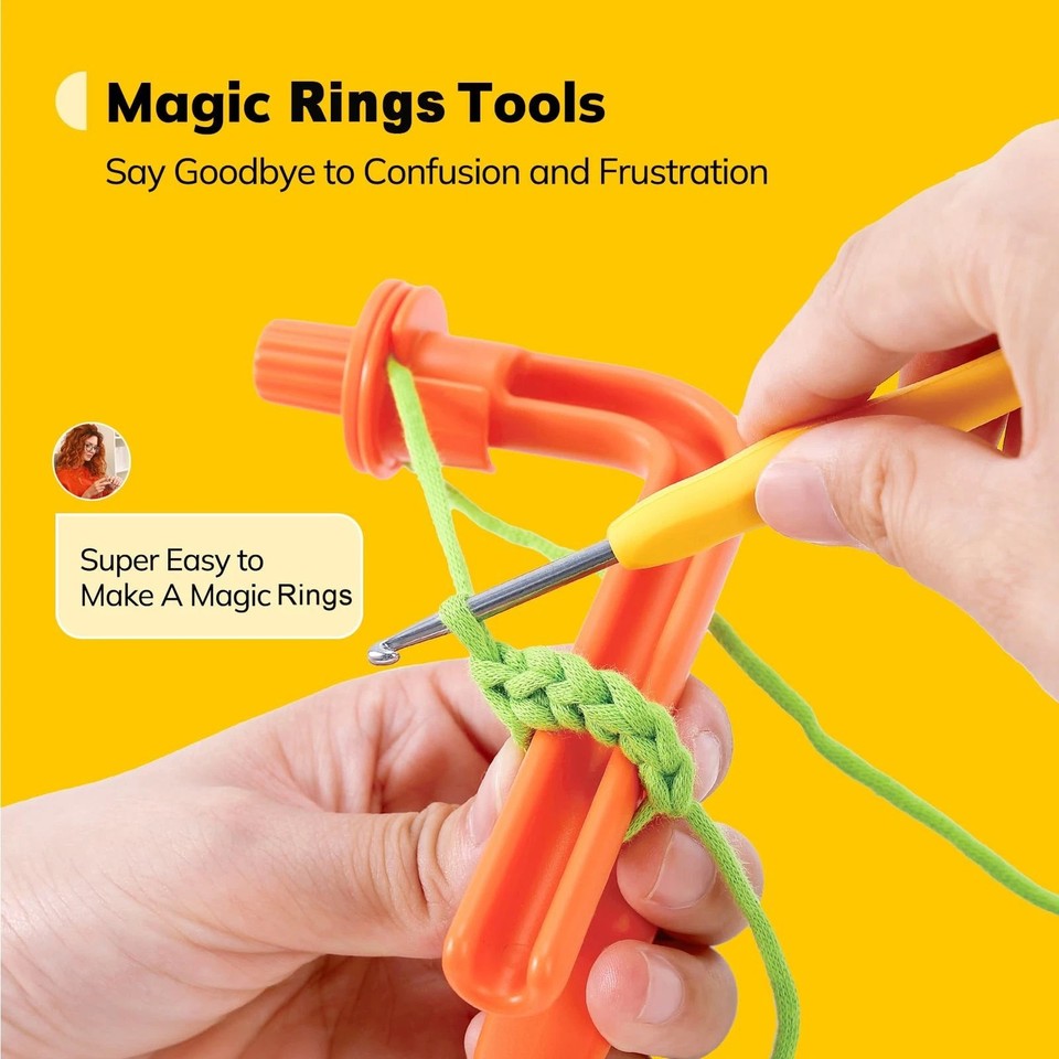 Crochet Holder for Beginners Crochet Helper to Learn How and Make Magic ...