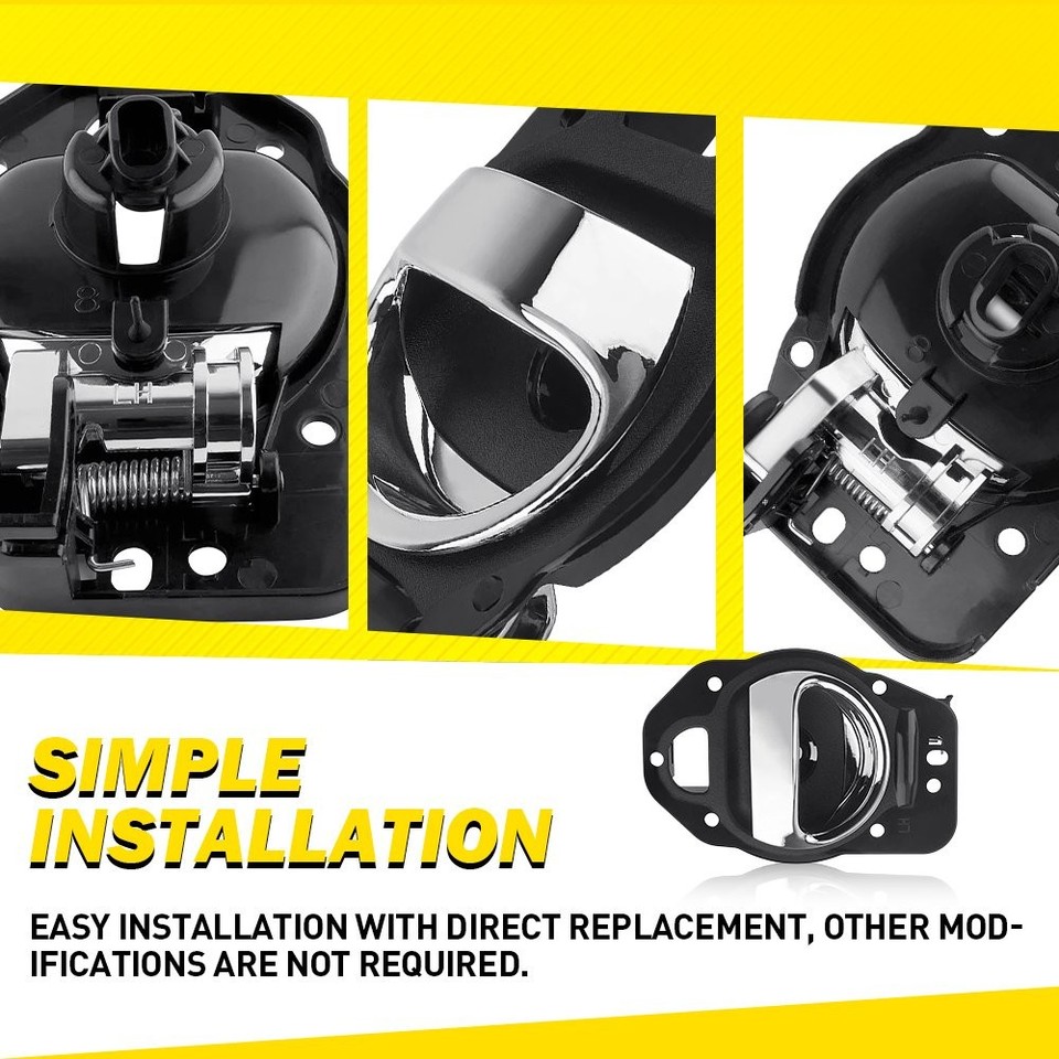 Door Handle Inside Chrome Interior Front or Rear Left LH for 2006-11 ...