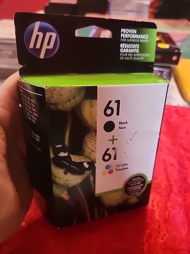 HP 61 Ink Cartridge Combo Pack Black and Tri Color Combo Read ...