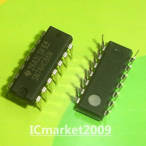 50 PCS SN74HC86N DIP-14 74HC86 74HC86N Quadruple 2-Input Exclusive-OR ...