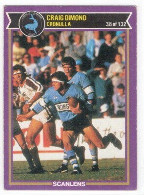 🔥 1987 SCANLENS CRAIG DIMOND 38 OF 132 #1 🔥 | eBay Australia