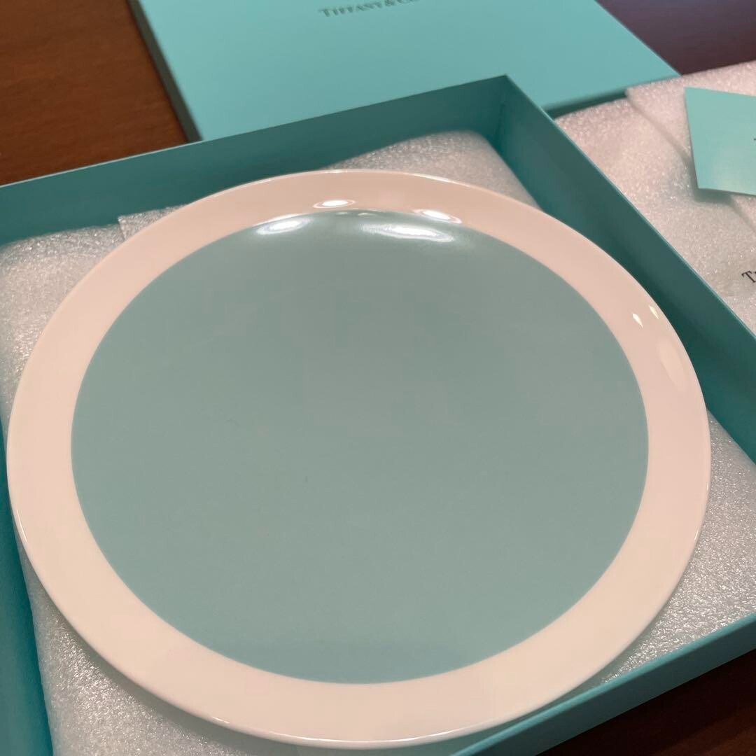 Tiffany & Co. Color Block Dinner Plate 2 Piece Set Tableware | eBay
