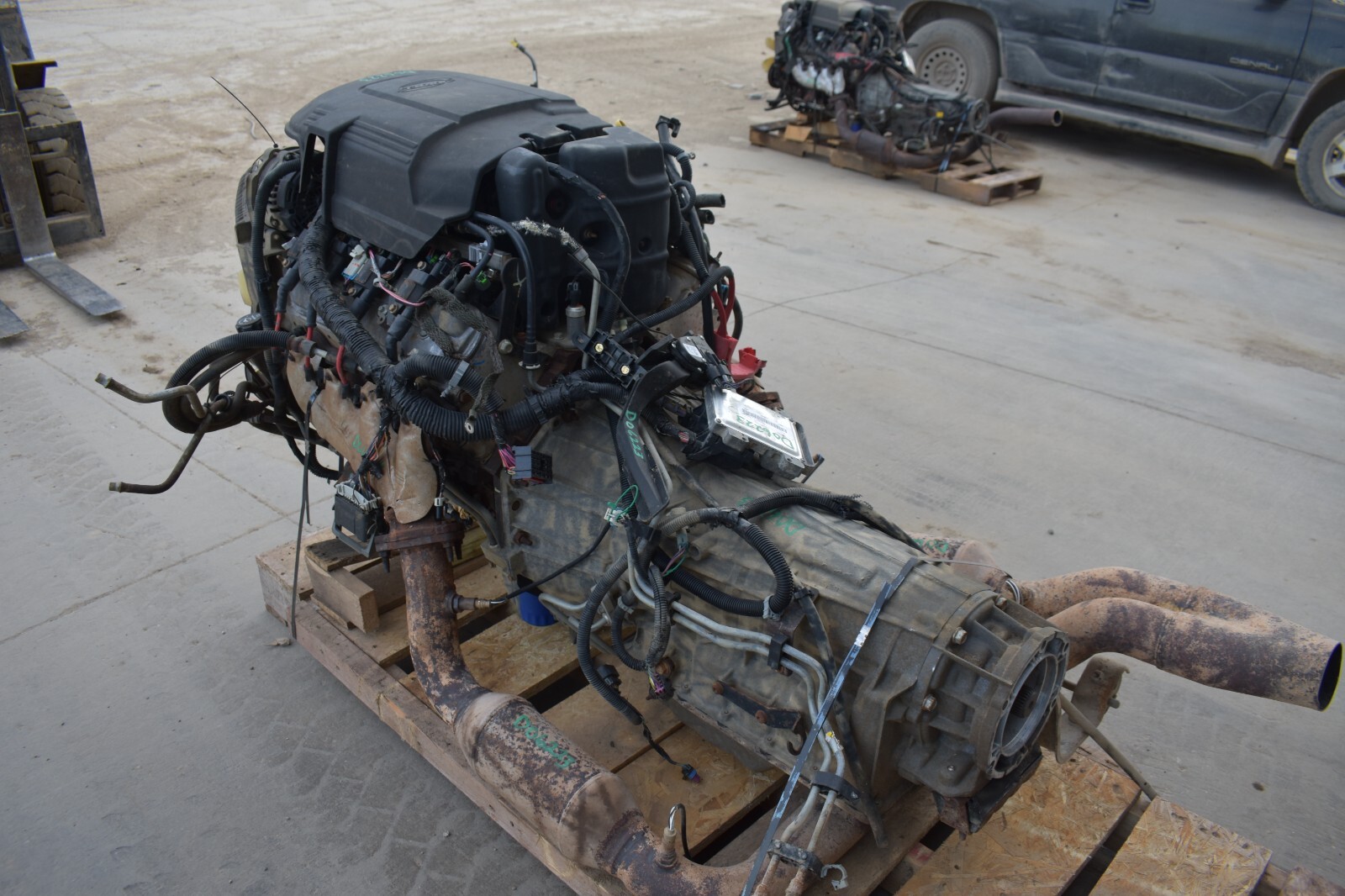 2008 SILVERADO 6.0 LY6 VORTEC ENGINE & 4X4 6L90 TRANSMISSION LIFTOUT ...