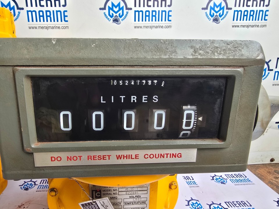 Liquid Controls M-15-1 Flow Meter Petroleum A3340 Fluid GRP 1 OR 2 ...