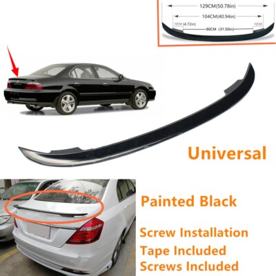 Universal Painted Black Fit For Acura TL 1998-2003 Rear Trunk Lip ...