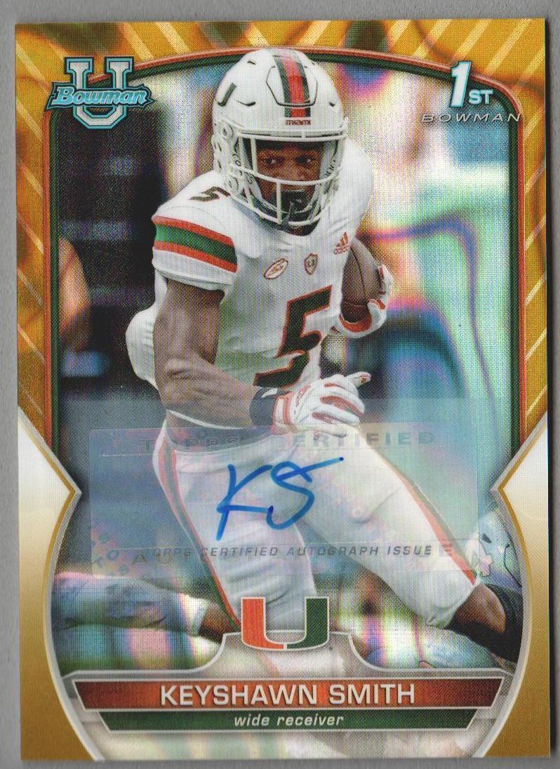 2022 Bowman University Chrome - Chrome Prospect Autographs Keyshawn ...