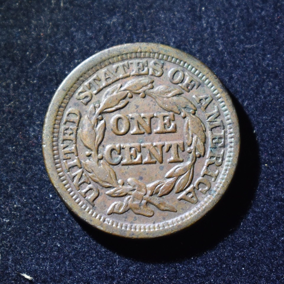 1847 Liberty Head Braided Hair Coronet Large Cent | eBay