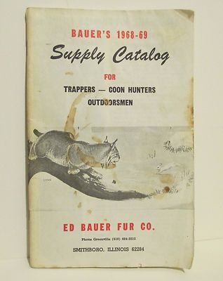 1968 1969 BAUERS hunting catalog Trappers Coon Hunters & more | eBay