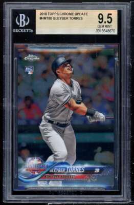 Gleyber Torres Rookie Card 2018 Topps Chrome Update #HMT80 BGS 9.5 | eBay