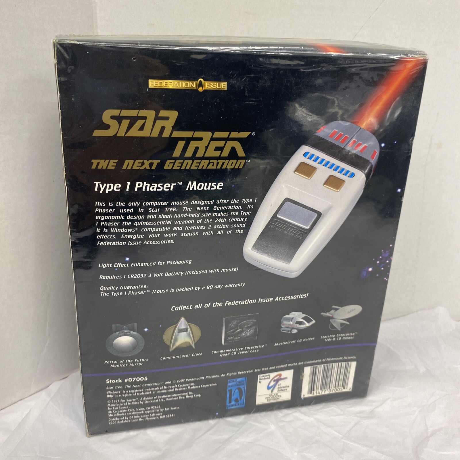 Star Trek The Next Generation Federation Issue 10th Ann. Type 1 Phaser ...
