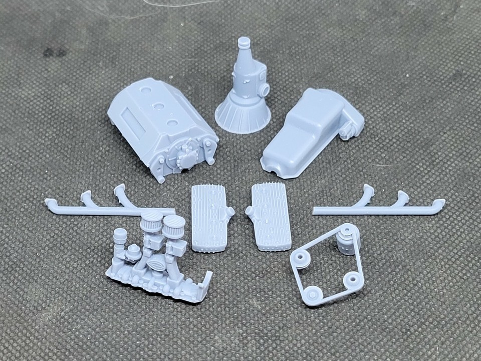Ford Flathead V8 model engine resin 3D printed 1:24-1:8 scale | eBay