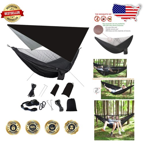 All-in-One Hammock with Rain Fly Tarp & Mosquito Net – Perfect for ...