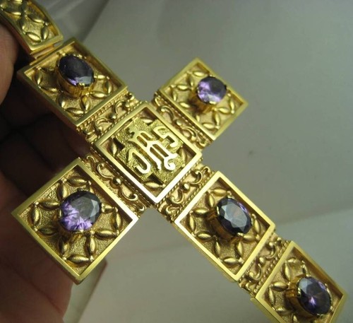 Gold plated over brass - Pectoral Cross for Bishops and Priests - 321 ...