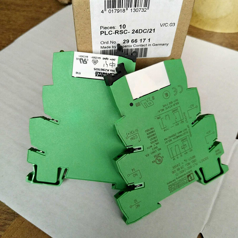 5PCS PHOENIX PLC-RSC-24DC-21No.2966171 No.2961105 Power Relay No ...