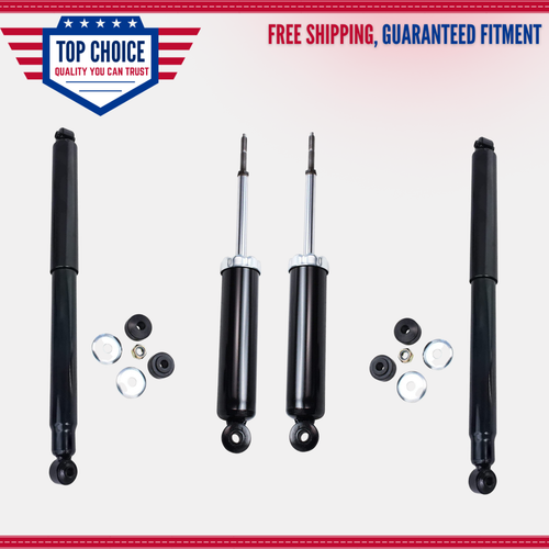 Front and Rear Shocks Absorbers Assembly for 1997 - 2003 Dodge Dakota ...