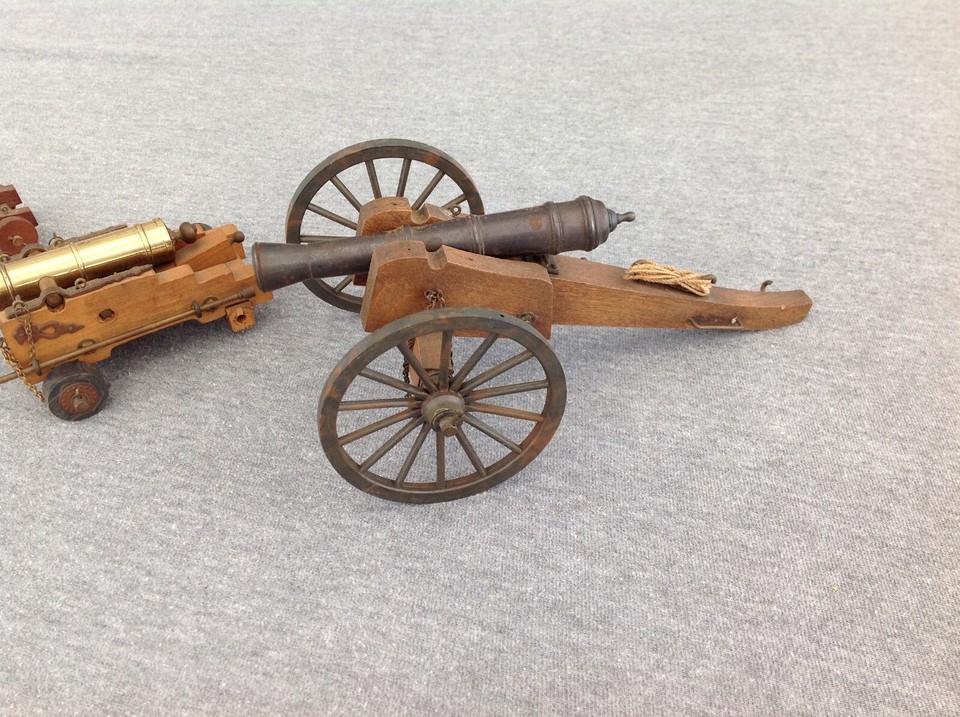 Collection of 7 Small Replica Military Cannons | eBay